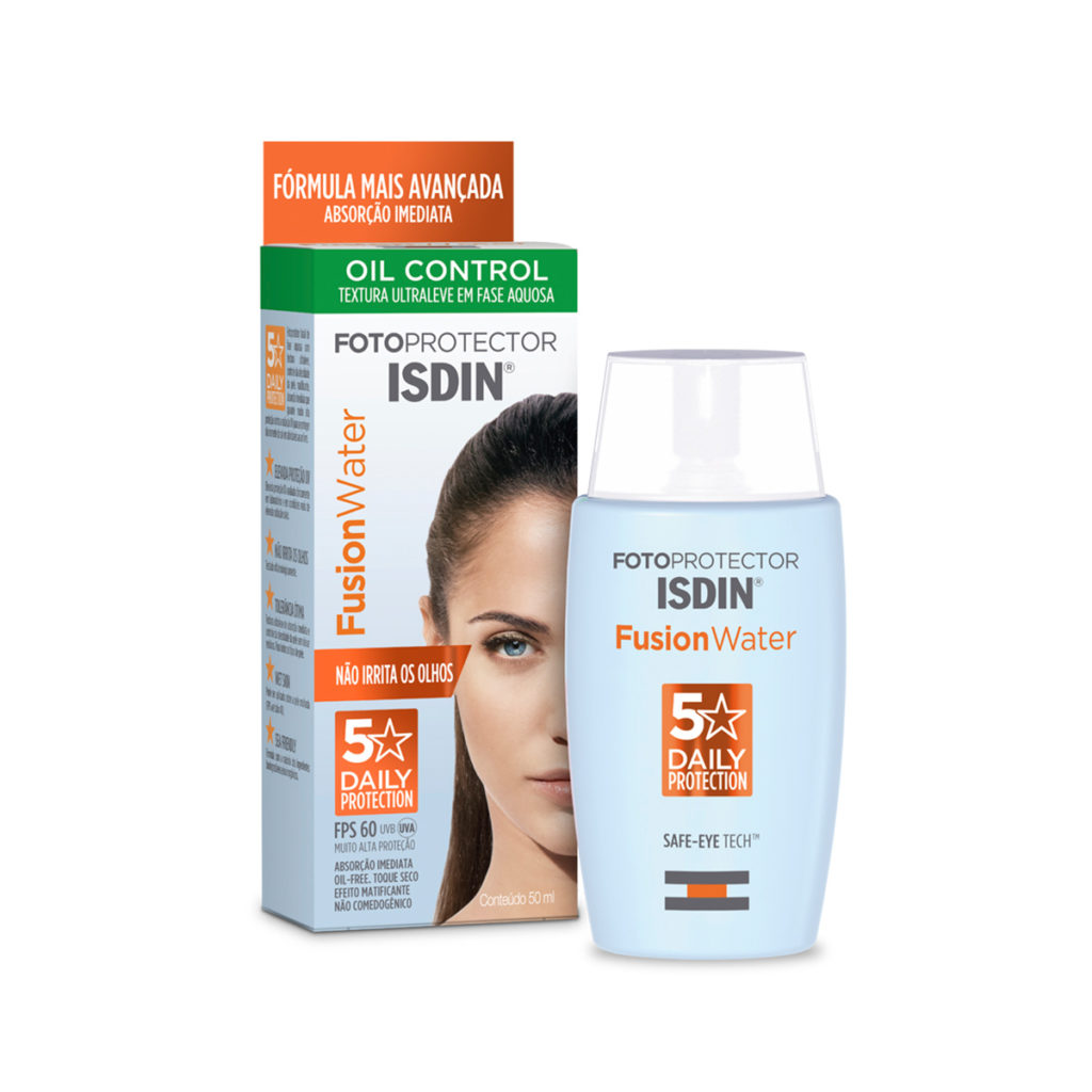 Protetor Solar Facial Fusion Water FPS 60 Fotoprotector – ISDIN - Fórmula Certa