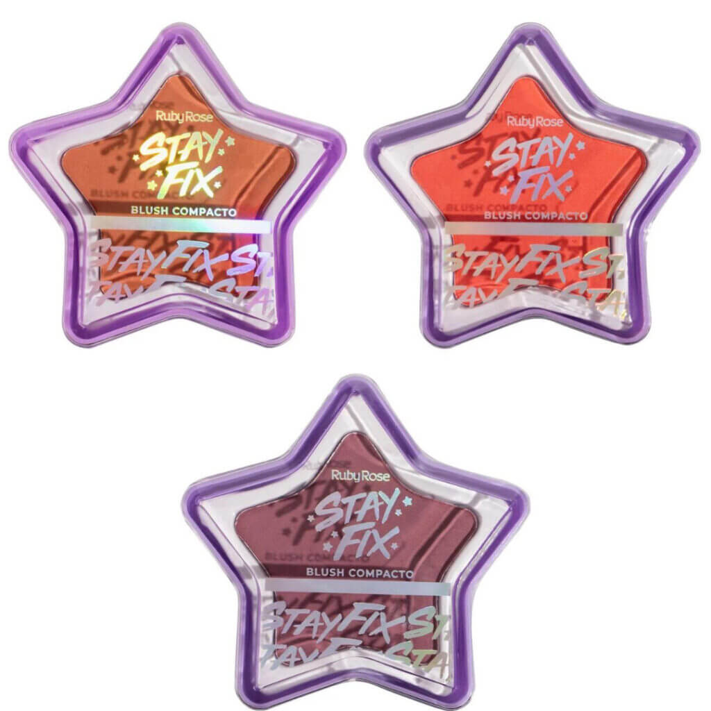 Blush Compacto Stay Fix – Ruby Rose - Fórmula Certa
